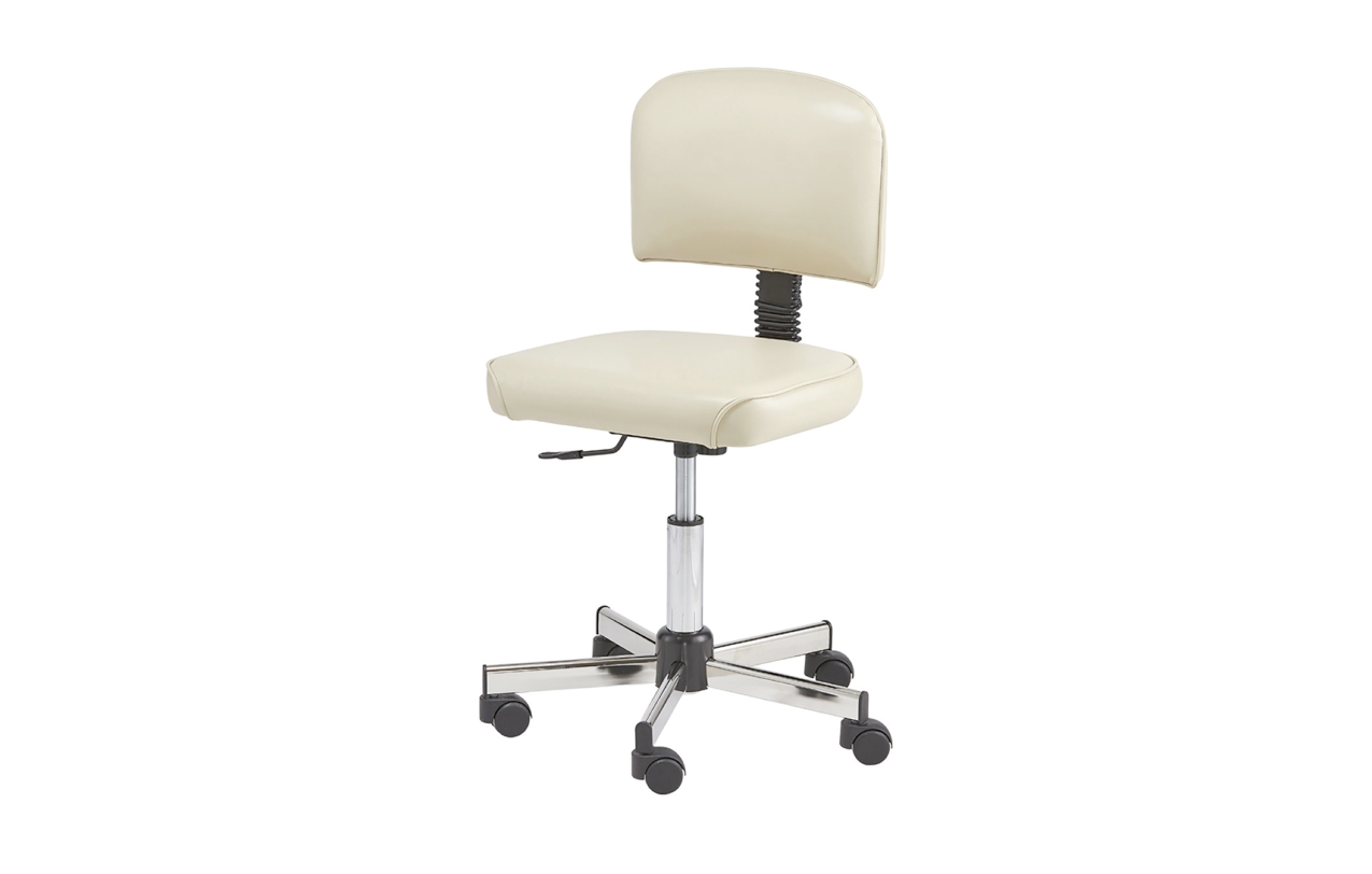 Technician Stool w/Adjustable Backrest: Design X Mfg | Salon Equipment ...