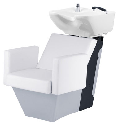 DOMINO Backwash Unit with White Basin: Design X Mfg | Salon Equipment ...